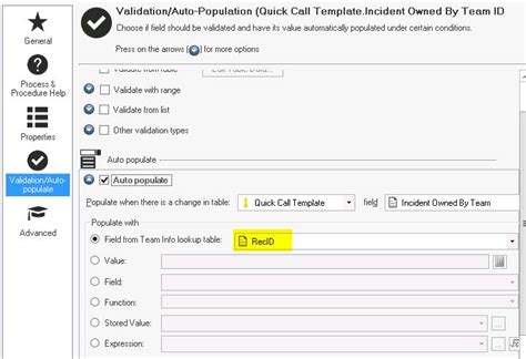 No Records Found When Setting Owned By Field In Tickets Raised By Quick Call Template