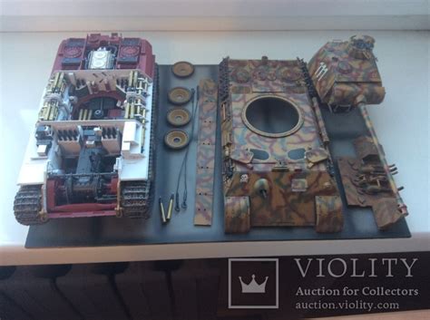 Интерьерная модель немецкого танка Пантера Pz V в масштабе 1:35 - «VIOLITY»