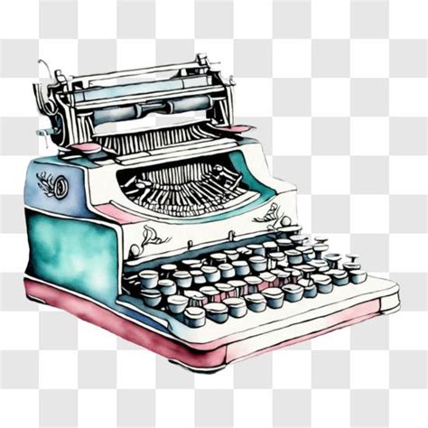 Typemachine Met Paperclipart