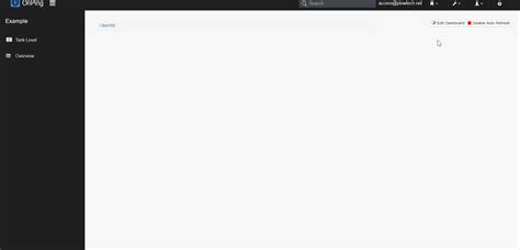 editing an existing dashboard onping automation platform