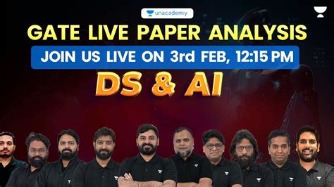 Gate Exam Live Paper Analysis Ds And Ai By Indias Best Ds And Ai Team Youtube