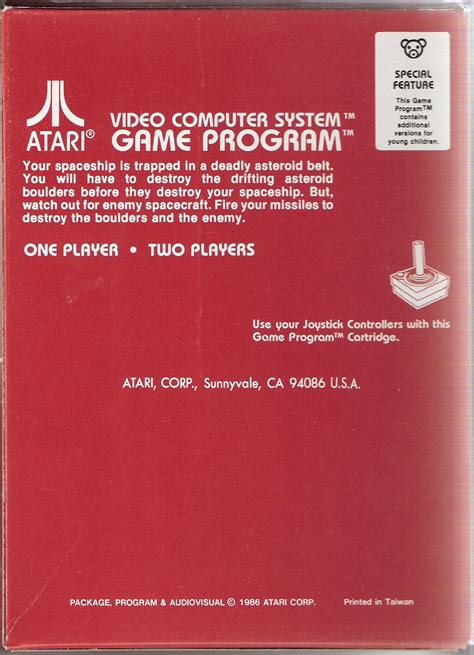 1986 Silver Label Asteroids Box Atari 2600 Atariage Forums
