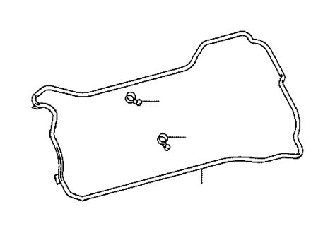 1121336050 Engine Valve Cover Gasket Camhousing Genuine Lexus Part