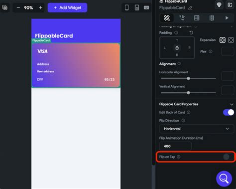 [ 코드없이 개발하기 flutter flow ] 85 레이아웃 위젯 flippablecard 플립어블카드 위젯 신규기능