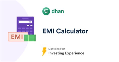 EMI Calculator Calculate Monthly EMI With Online EMI Calculator Dhan