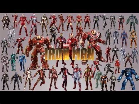 Iron Man Suits Mark 1 To Mark 50 Youtube