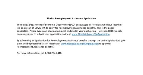 Reemployment Assistance Application Eng Pdf Docdroid