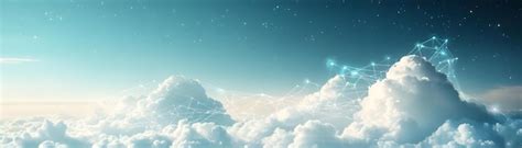 Cloud And Circuit Path Frame Concept As A Minimalistic Border Frame Featuring Cloud Icons