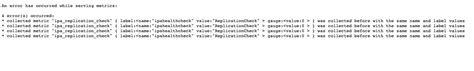 Metric Collection Error · Issue 9 · Camptocampipahealthcheckexporter · Github