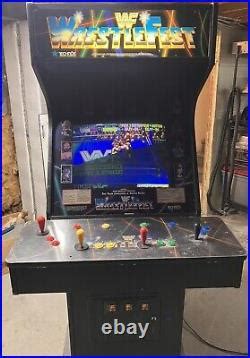 Wwf Wrestlefest Arcade Machine By Technos 1991 Wwe Hulk Hogan Pinball