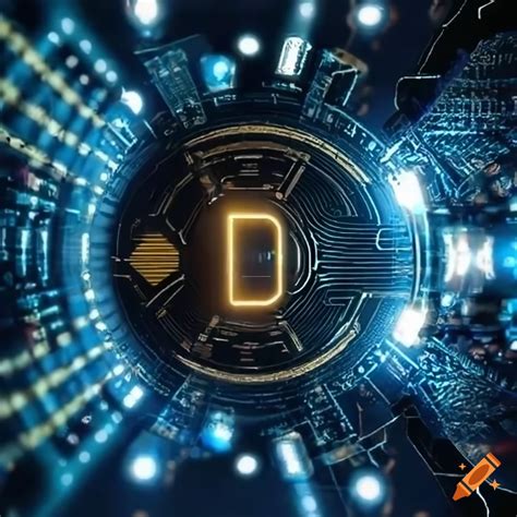 Sleek And Artistic Representation Of Blockchain In The Financial World On Craiyon