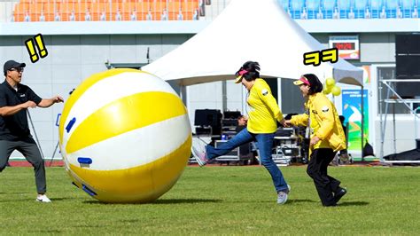 넘어져도 마냥 좋은ㅋㅋ 닻별 운동회 공굴리기 게임 🔴홍팀 포커스 Youtube