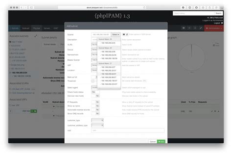 Php Ip地址管理系统phpipam 免费开源的ip地址管理工具,重量级 Csdn博客 Php Ip地址管理系统phpipam 免费开源的ip地址管理工具,重量级 Csdn博客