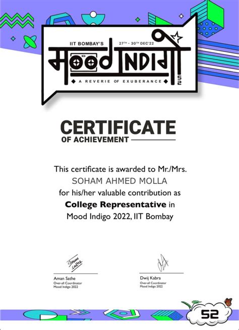 Soham Ahmed Molla On Linkedin Mood Indigo Iit Bombay