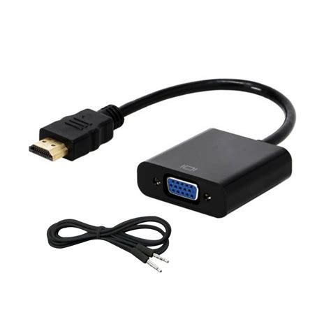 1080p Hdmi To Vga Adapter Digital To Analog Conver Grandado