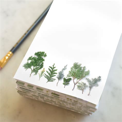 Notepad Little Trees Bottlebranch