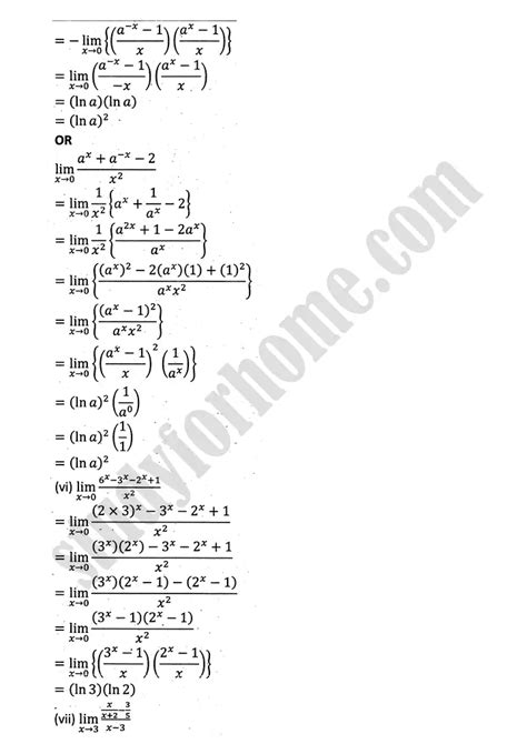 exercise 2 3 functions and limits mathematics 12th