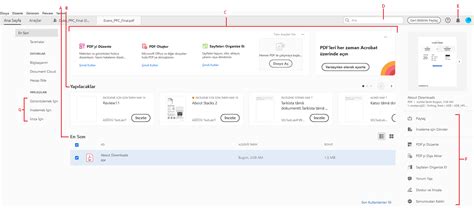 Acrobat Dcde Adobe Acrobat Çalışma Alanı Temel Bilgileri