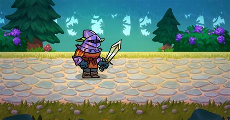 2d Animated Character Warrior Knight 2d Characters Unity Asset Store