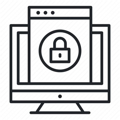 Encryption File Lcd Lock Icon