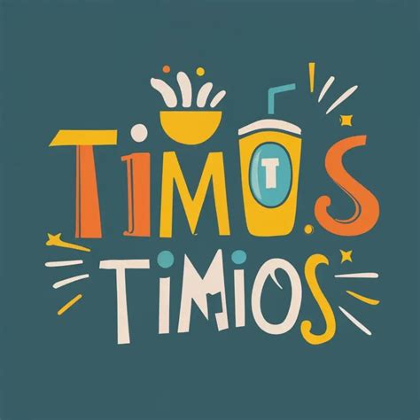 Logo Design For Timos Timios Elegant Typography For The Restaurant