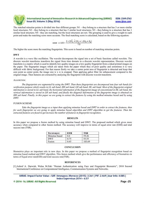 Fingerprint Recognition Using Minutiae Based And Discrete Wavelet