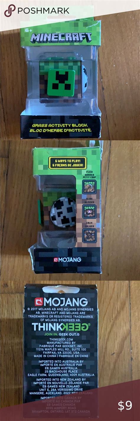 Minecraft Fidget Cube Six Sides Of Calming Busyness