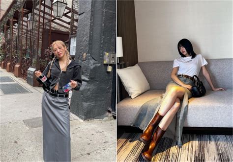 미니스커트부터 맥시스커트까지 가을 스커트 트렌드 총정리 Heypop