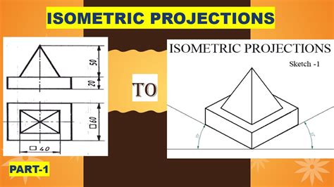 isometric projection sketch 1 ಕನ್ನಡ youtube