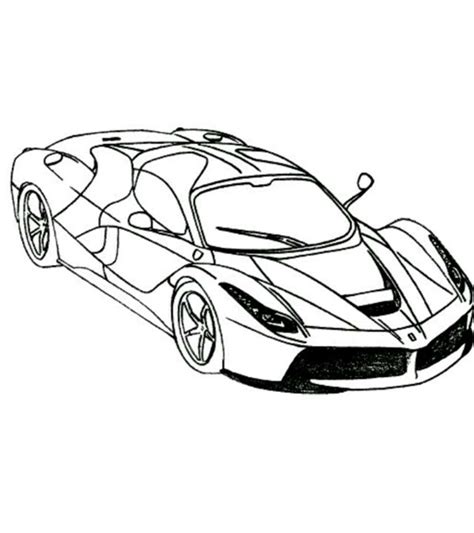 How To Draw Ferrarri La Ferrarri Youtube