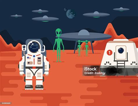 화성 식민지 외계인 Empire에 대한 스톡 벡터 아트 및 기타 이미지 Empire 공장 산업 건물 과학 Istock