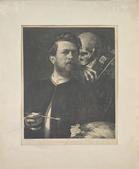 Arnold Böcklin 1827 1901 Self Portrait With Death Playing The