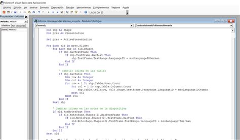 Automatización de macros para PowerPoint TRIDIOM