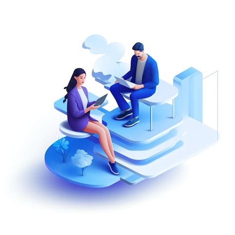 Premium Photo A Man And Woman Sitting On A Table