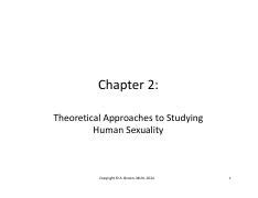 Chapter Full Pdf Chapter Theoretical Approaches To Studying Human Sexuality Copyright