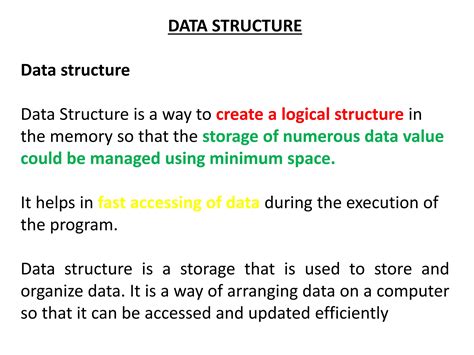 Data Structure Class 12 Pptx