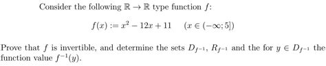 Solved Consider The Following R R Type Function F F X Chegg