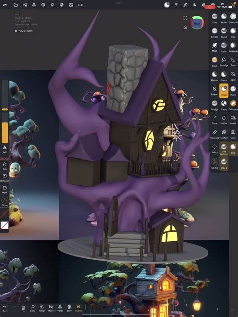 How To Sculpt Tree Texture In Nomad Sculpt Rnomadsculpting