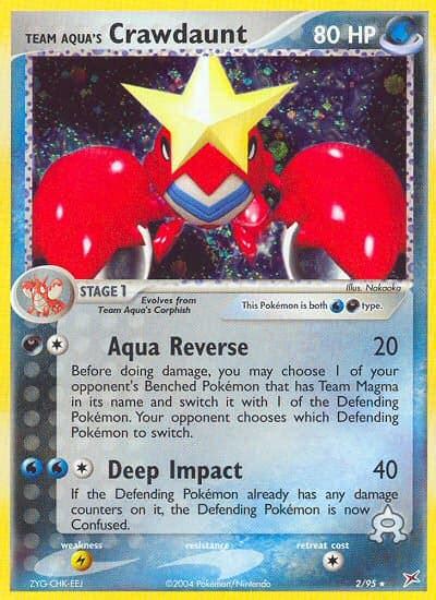 Crawdaunt Cards Dex For Tcg Collectors