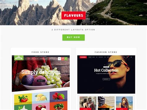 Plantilla Htmlcss Premium Flavours Fruit Store Ecommerce Html Template Plantillas Html Gratuitas