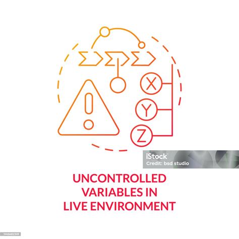 Ilustración De Variables No Controladas En Entorno En Vivo Icono De