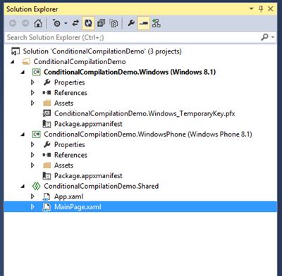 Conditional Compilation In Universal Apps CodeProject