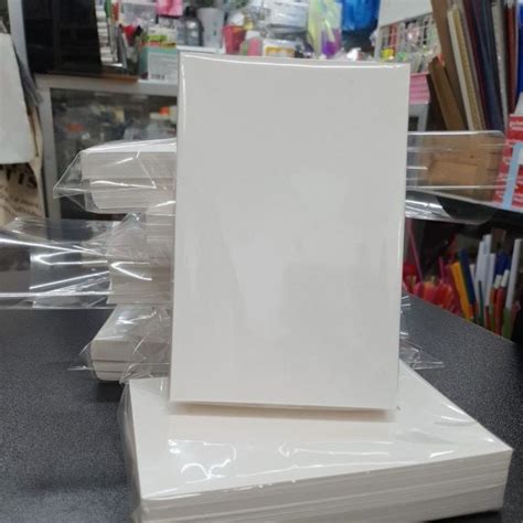 A6กระดาษ100ปอนด์ 4x6นิ้ว 100 แผ่นยี่ห้อ ฟาวินี่ หยาบและเรียบในแผ่นเดียวกัน Shopee Thailand