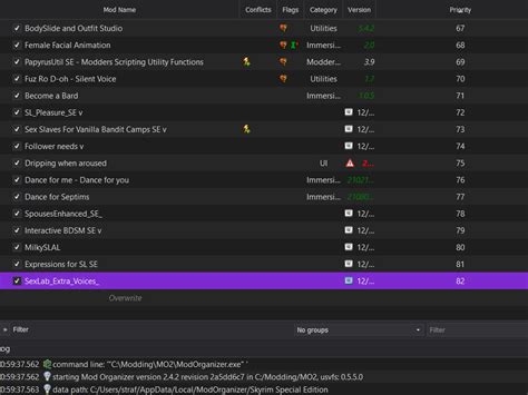 I Cant Launch Skyrim Se Or Skse From Mo2 Form 43 And Invalid Dll For Devious Devices