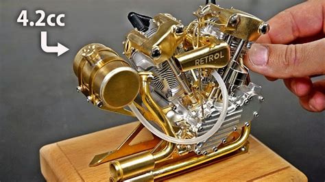 CC Smallest Prodution Miniature V Twin Engine