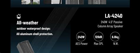 Professional Line Array Column Speaker Guangzhou DSPPA Audio Co Ltd