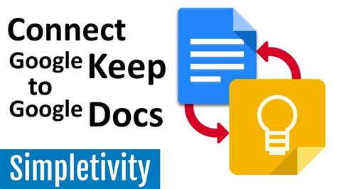 Google Keep And Google Docs Together How To Connect Notes YouTube