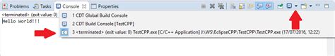 C Eclipse Info Nothing To Build For Project Name Stack Overflow