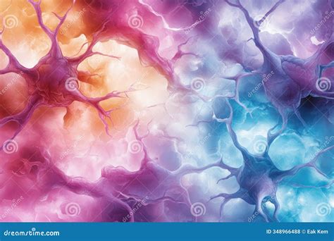 Artistic Rendering Of Glowing Neuron Pathways Forming Mnemonic Patterns