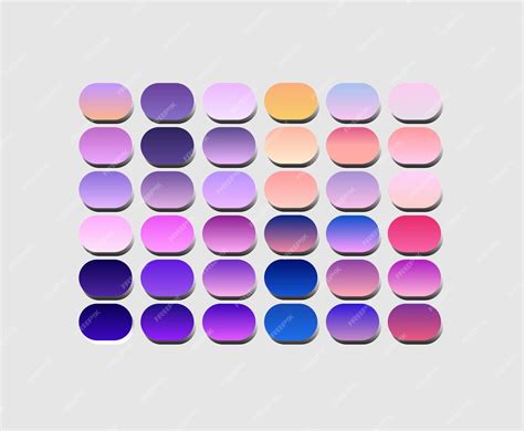 Premium Vector Gradient Color Combination Free Vector